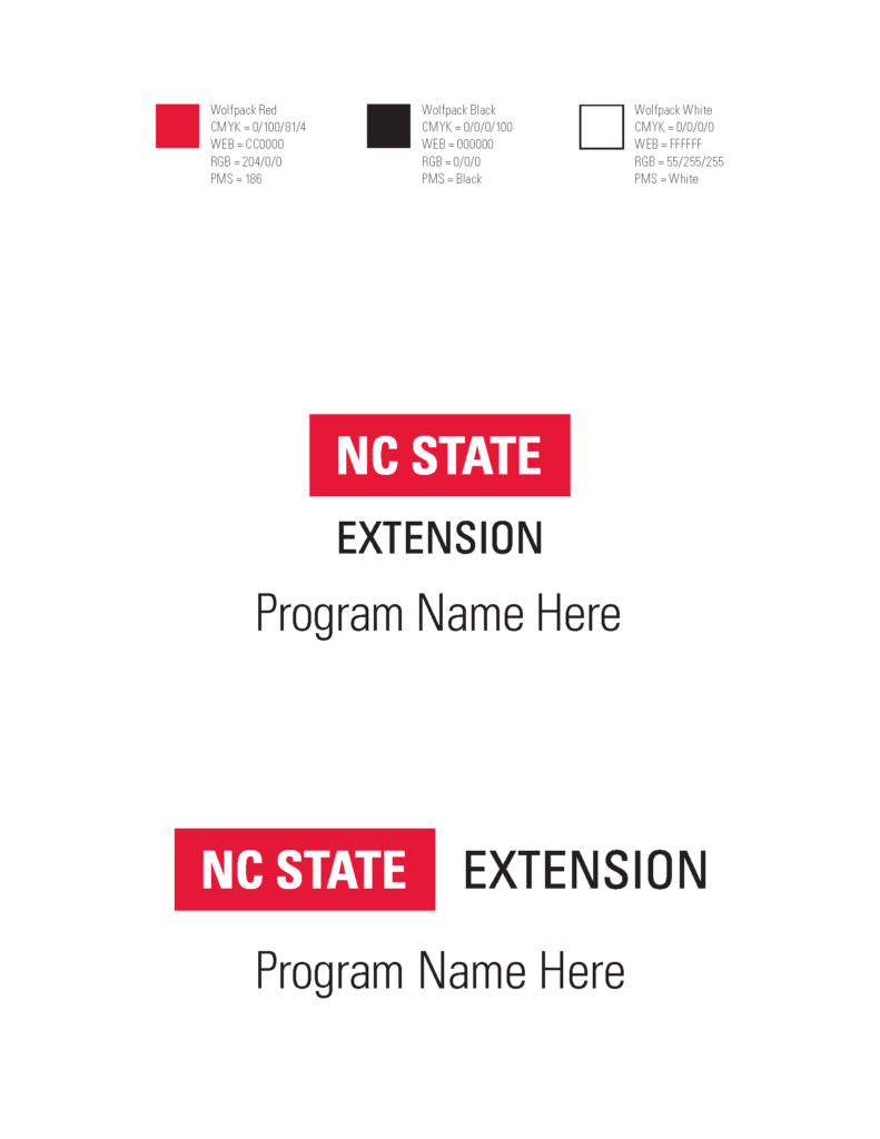Program and Partner Branding | NC State Extension