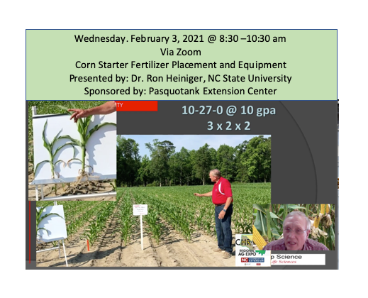 Corn Starter Fertilizer Placement and Equipment | N.C. Cooperative ...