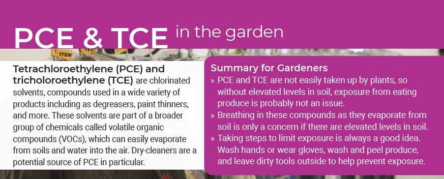 PCE & TCE in the Garden | NC State Extension