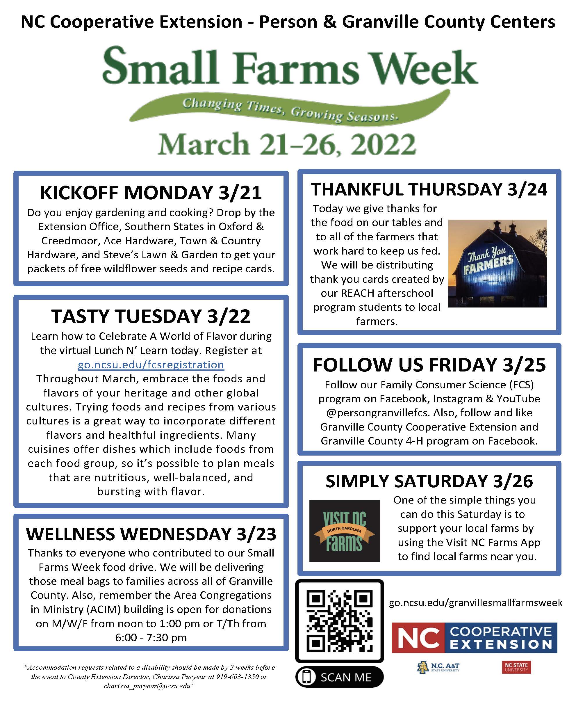 Small Farms Week | N.C. Cooperative Extension