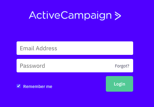 ActiveCampaign Log-In | NC State Extension