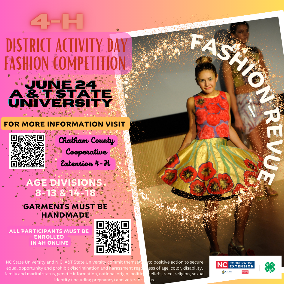 North Central District 4-H Fashion Revue 2023 | N.C. Cooperative Extension