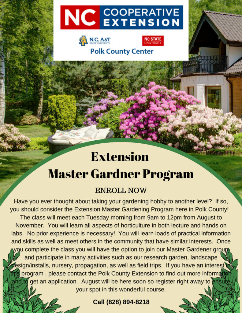 2023 Master Gardener Program | N.C. Cooperative Extension