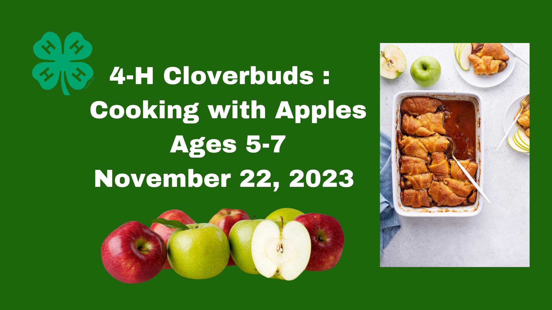 Cloverbud Cooking With Apples | N.C. Cooperative Extension