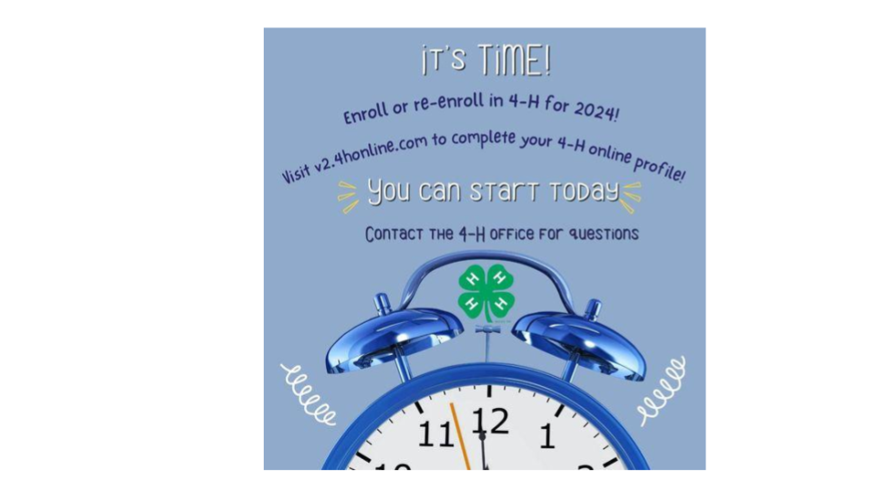 2024 4-H Enrollment Has Begun! | N.C. Cooperative Extension