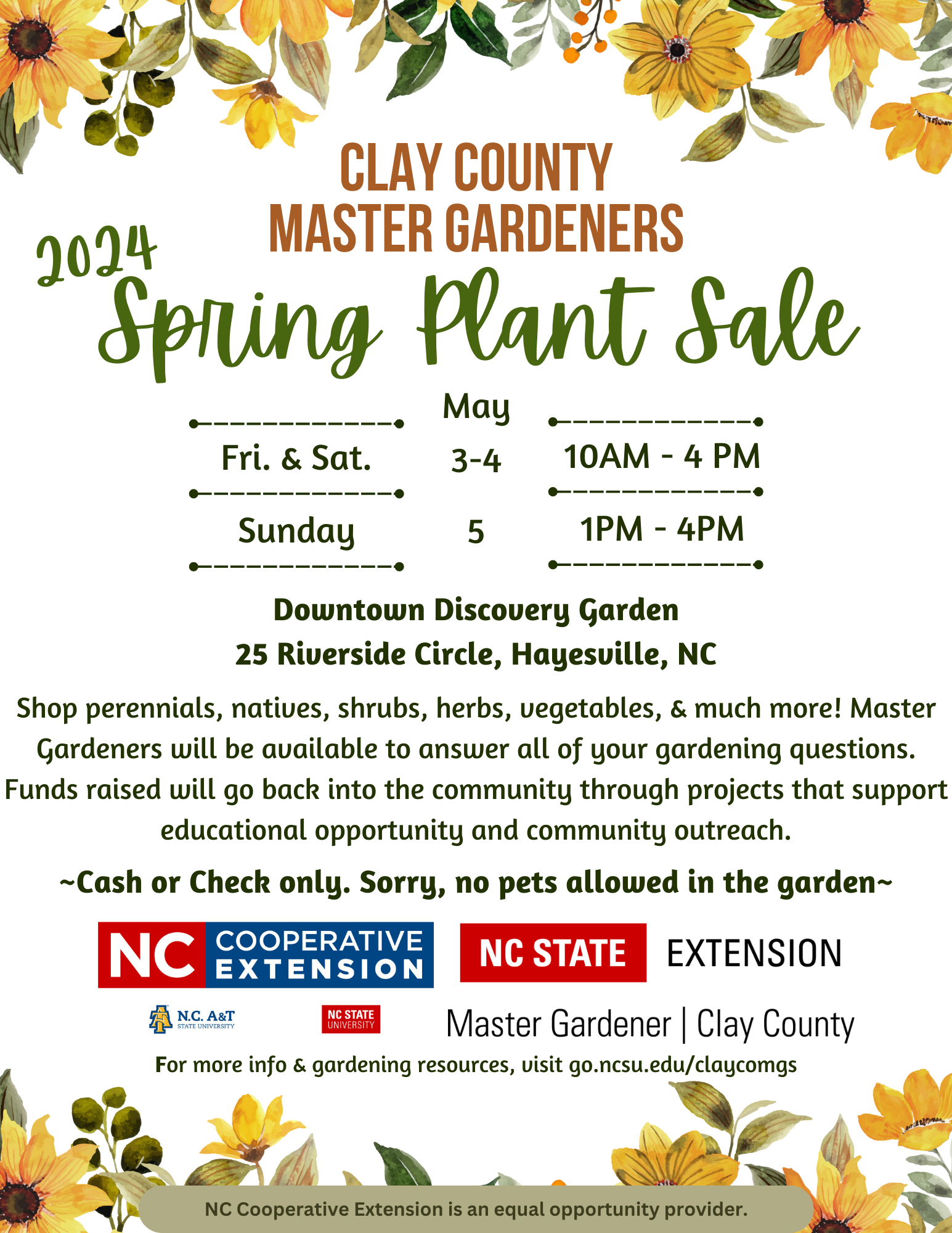 2024 Master Gardener Plant Sale | N.C. Cooperative Extension 2024 Master Gardener Plant Sale | N.C. Cooperative Extension