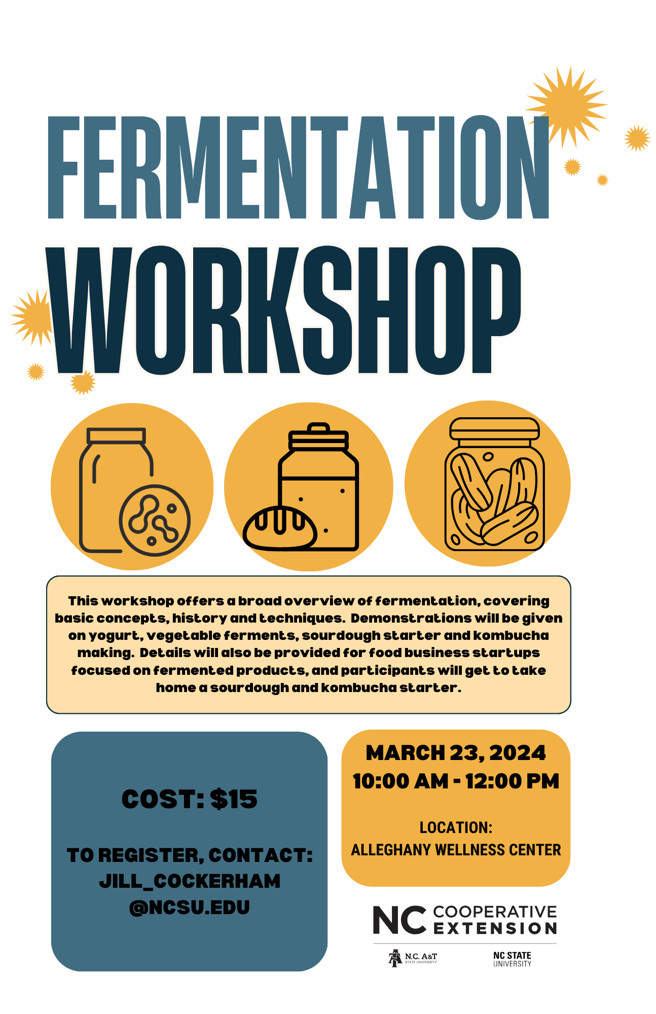 Alleghany Fermentation Workshop | N.C. Cooperative Extension