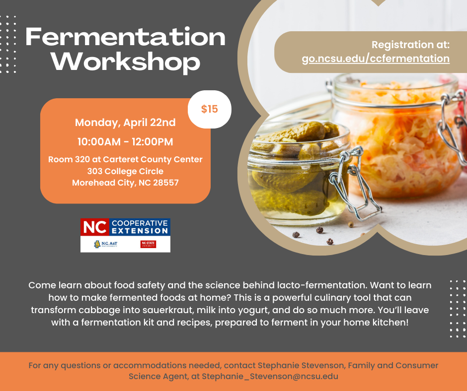Fermentation Workshop | N.C. Cooperative Extension