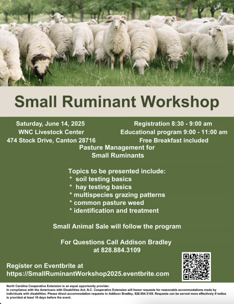 WNC Small Ruminant Workshop | N.C. Cooperative Extension WNC Small Ruminant Workshop | N.C. Cooperative Extension